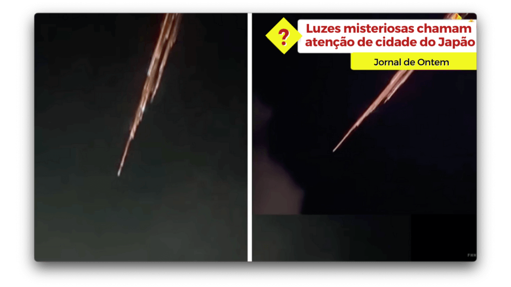 Luzes misteriosas chamam atenção de cidade do Japão - Todo Dia